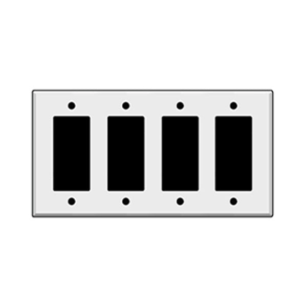 4 Gang Wall Plates