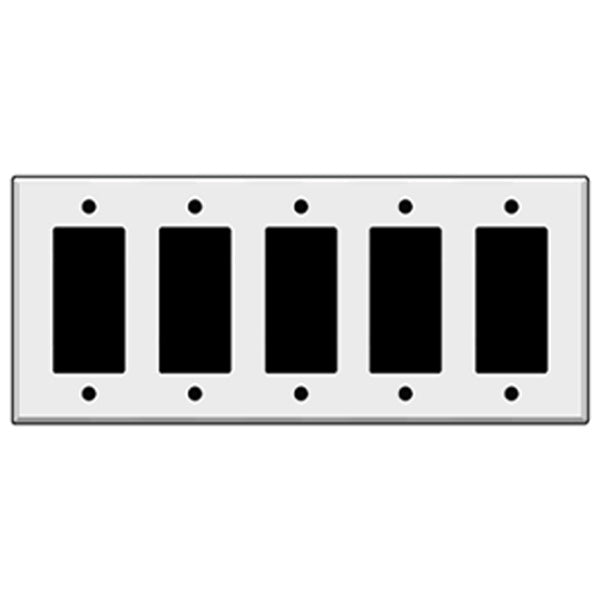 5 Gang Wall Plates