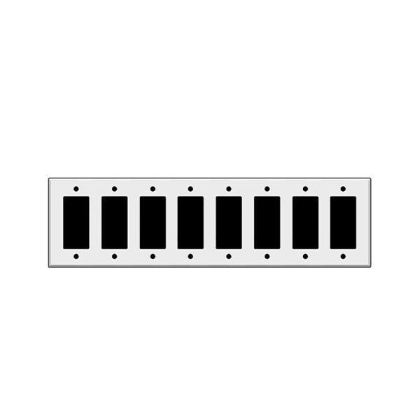 8 Gang Wall Plates