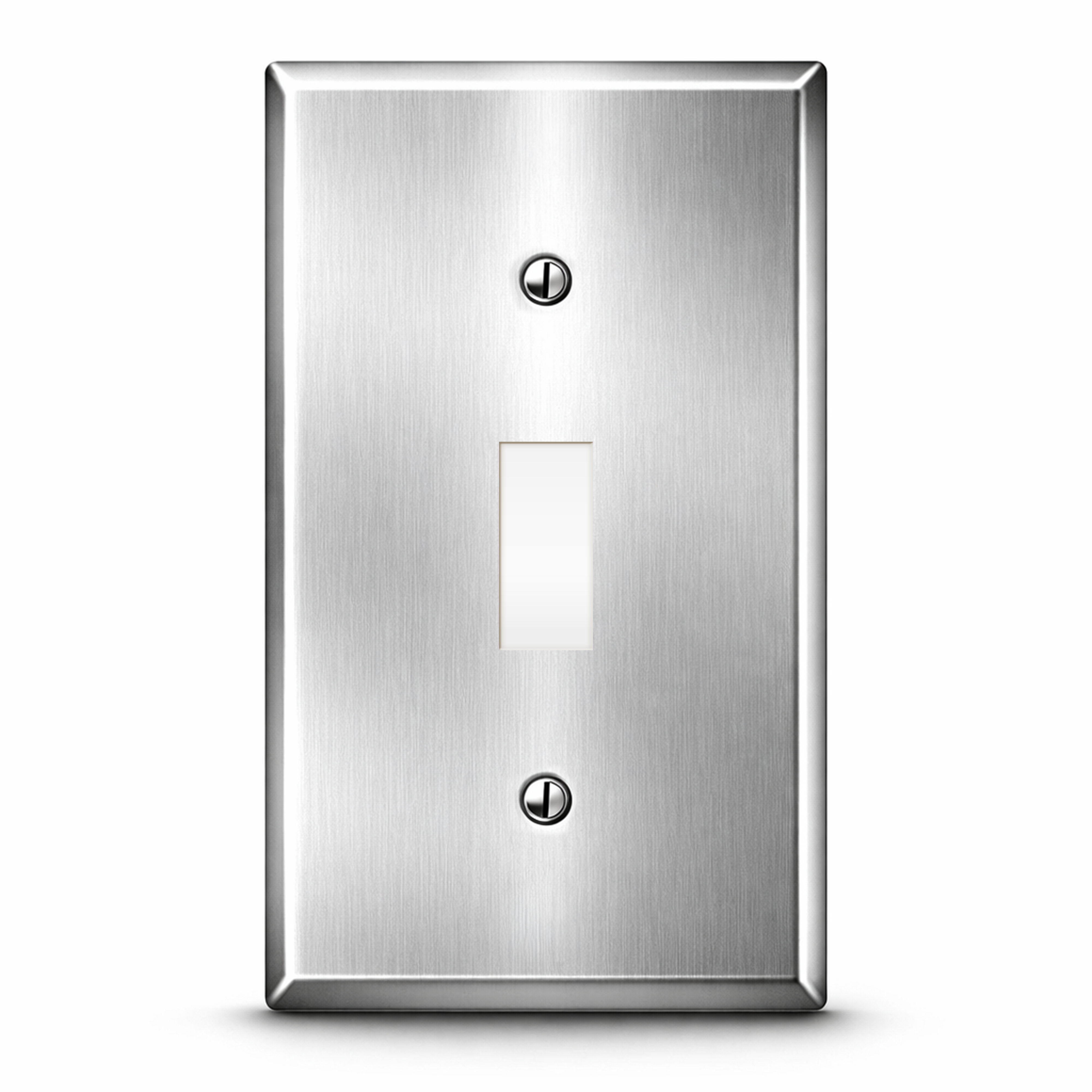 1 Gang Stainless Steel Toggle Switch Wall Plate Cover